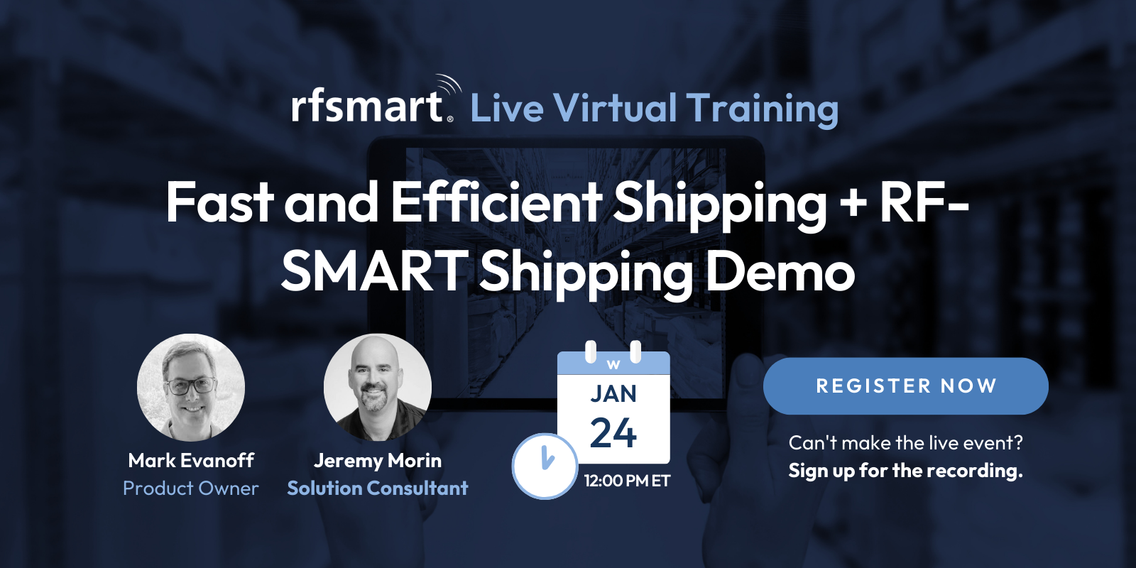 NS Webinar - Fast and Efficient Shipping + RF-SMART's Shipping Demo (January 2024)